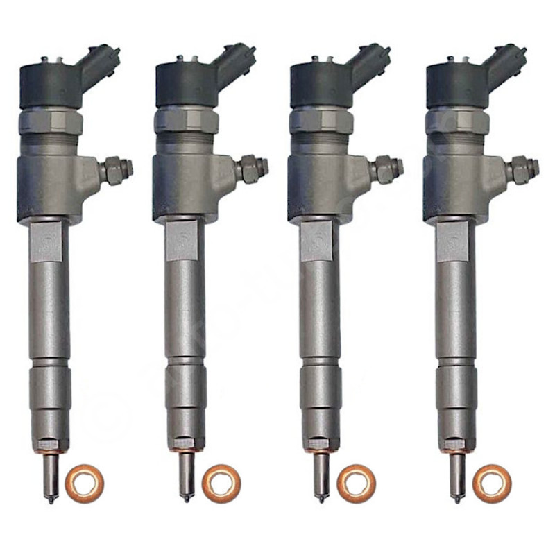 4x Injektor Einspritzdüse Bosch 0445110165 für Opel Astra H Signum 1.9 ...